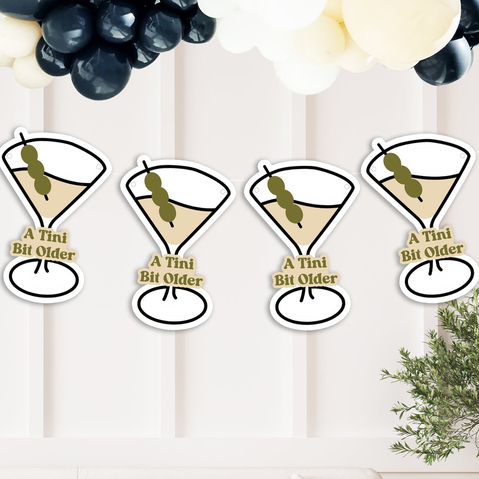 A Tini Bit Older Banner, A Tini Bit Older Birthday Party Theme Banner ...