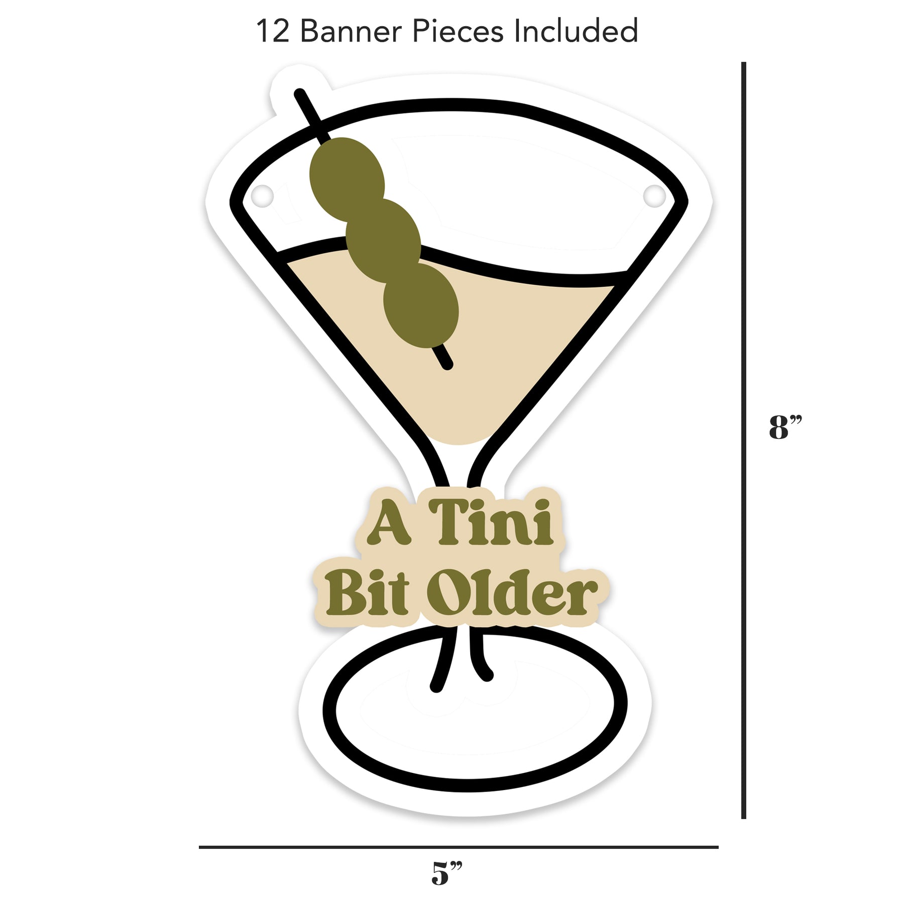 A Tini Bit Older Banner, A Tini Bit Older Birthday Party Theme Banner ...