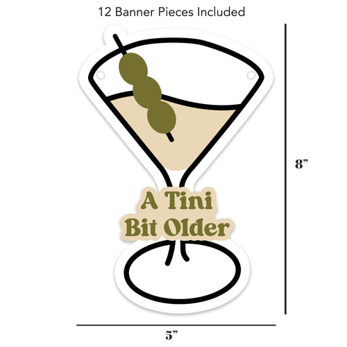 A Tini Bit Older Banner, A Tini Bit Older Birthday Party Theme Banner ...