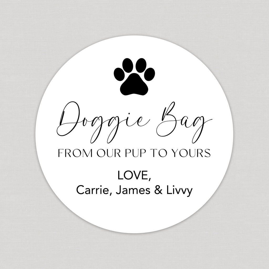 Doggie Bag Stickers – Chicfetti