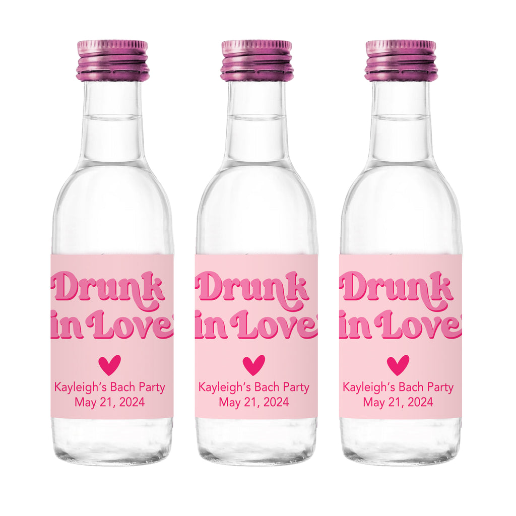 Drunk in Love Mini Shot Labels – Chicfetti