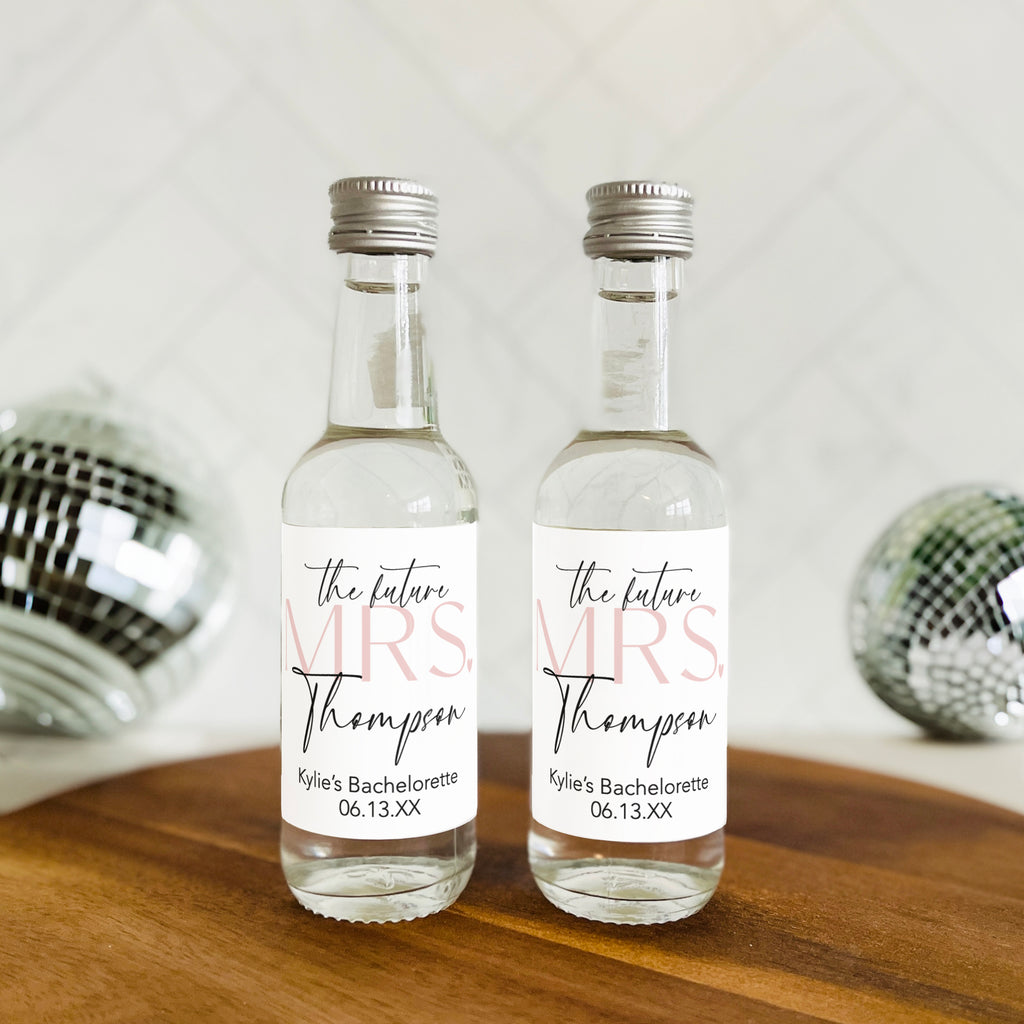 Future Mrs Mini Shot Labels – Chicfetti